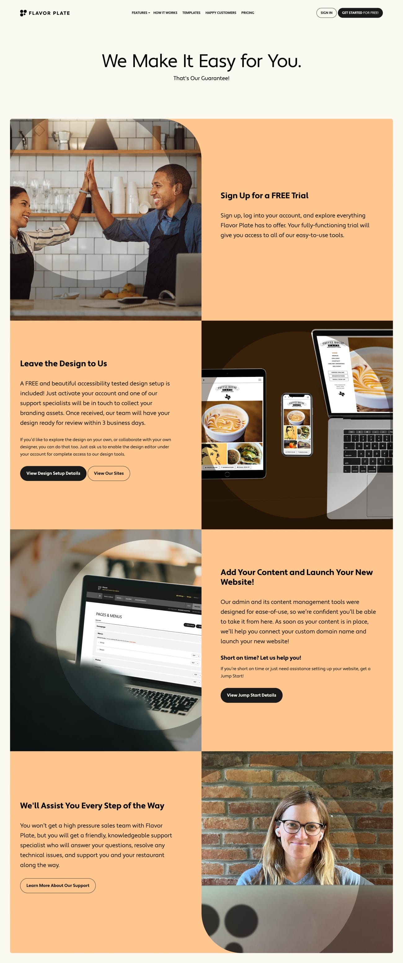 Plate website store