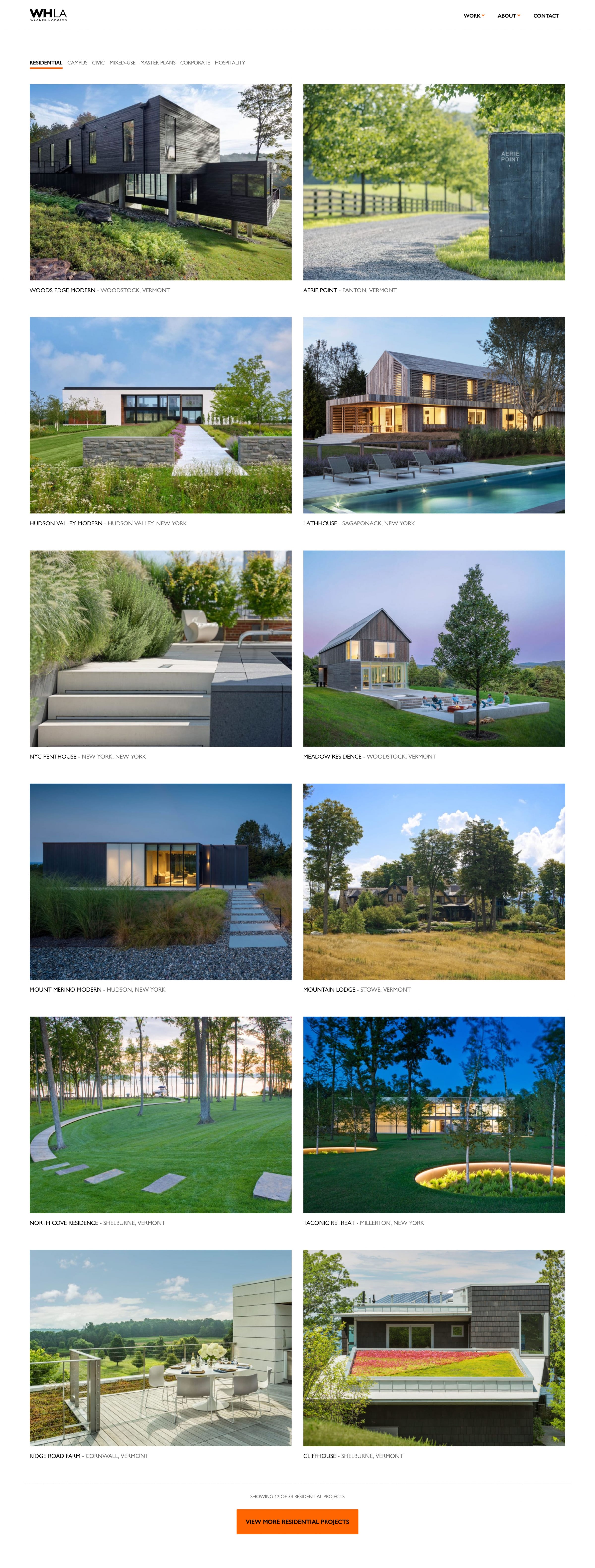 Wagner Hodgson Website Design - Corey Machanic