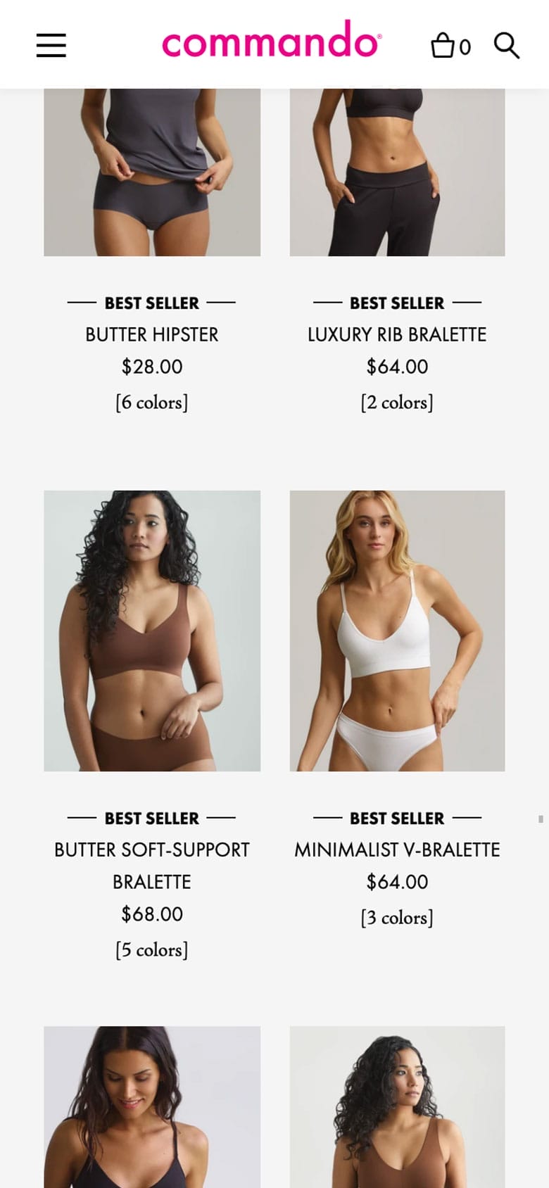 Commando Ecommerce Website Design by Corey Machanic